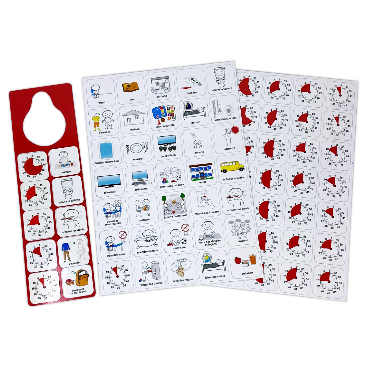 Pictogrammes pour la notion du temps avec Time Timer | IDÉOpicto